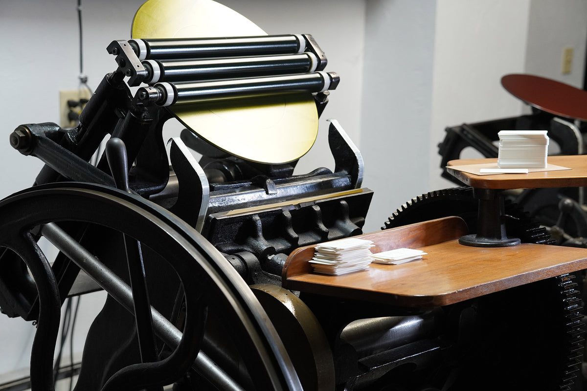 Photojournal: The Making of your Letterpress Cards – Hoban Cards