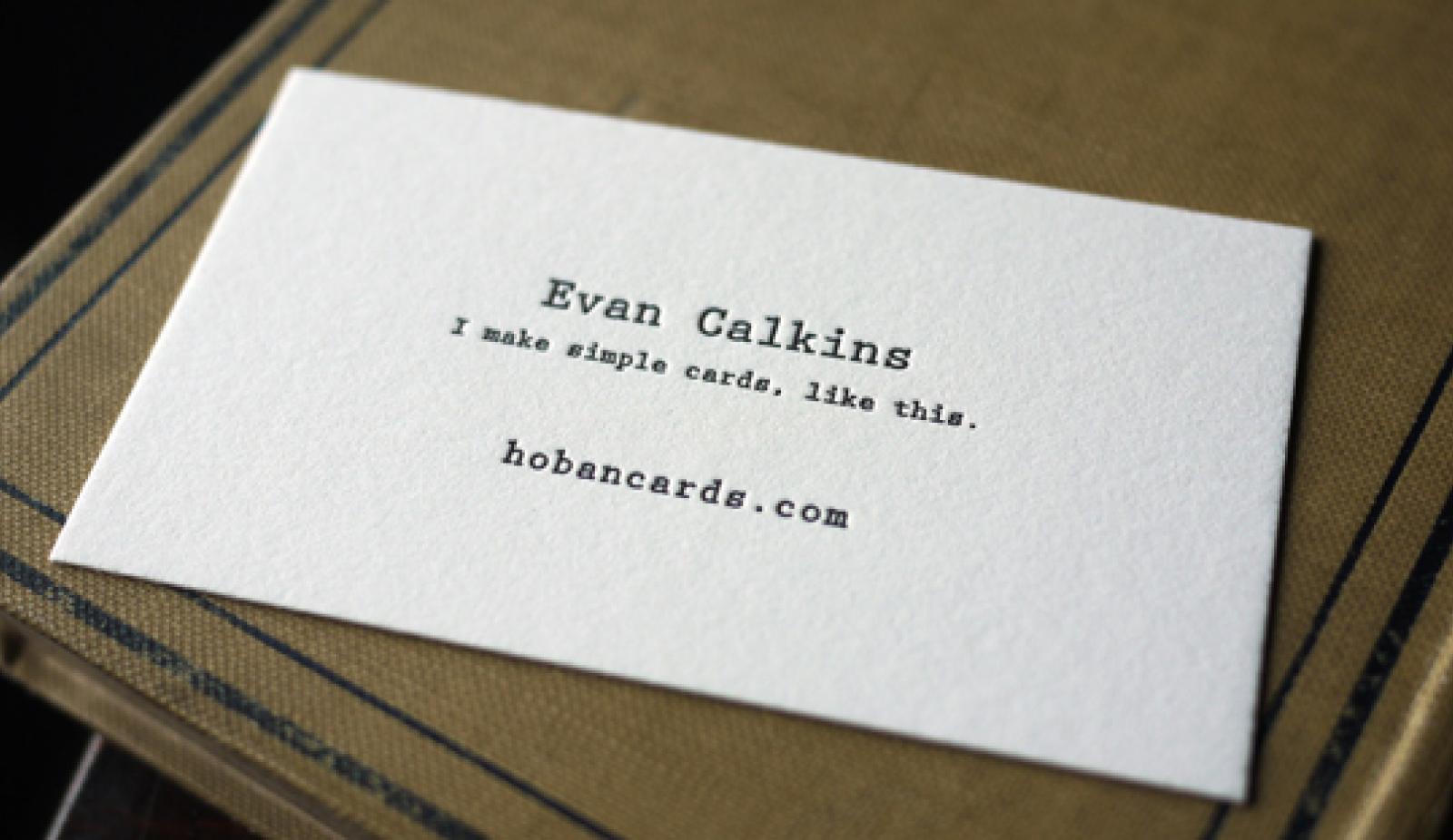 typography cards